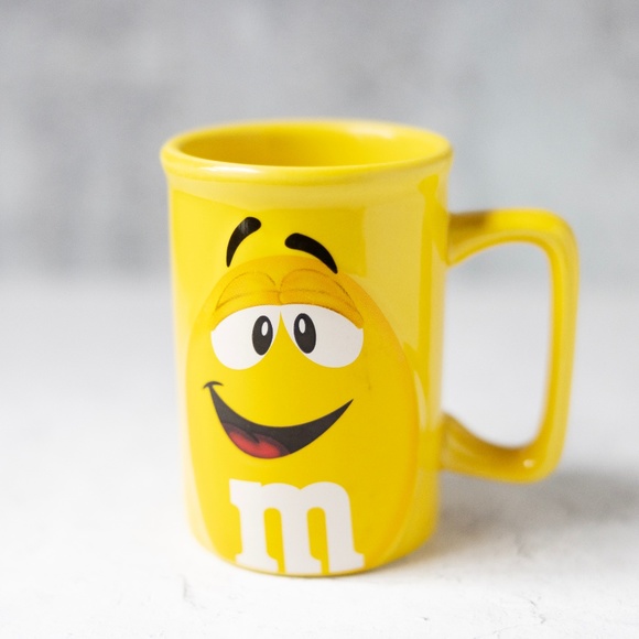 M&M'S | Dining | Mms World Yellow Character Raised Embossed Mug 21 ...